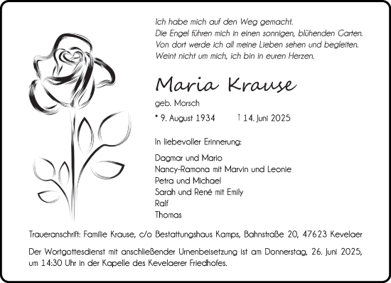 Traueranzeigen | Niederrhein Nachrichten Trauerportal